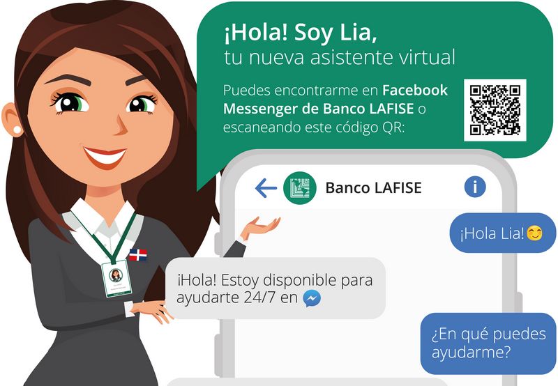 Banco LAFISE presenta a Lía, su nueva asistente virtual • Online Plus